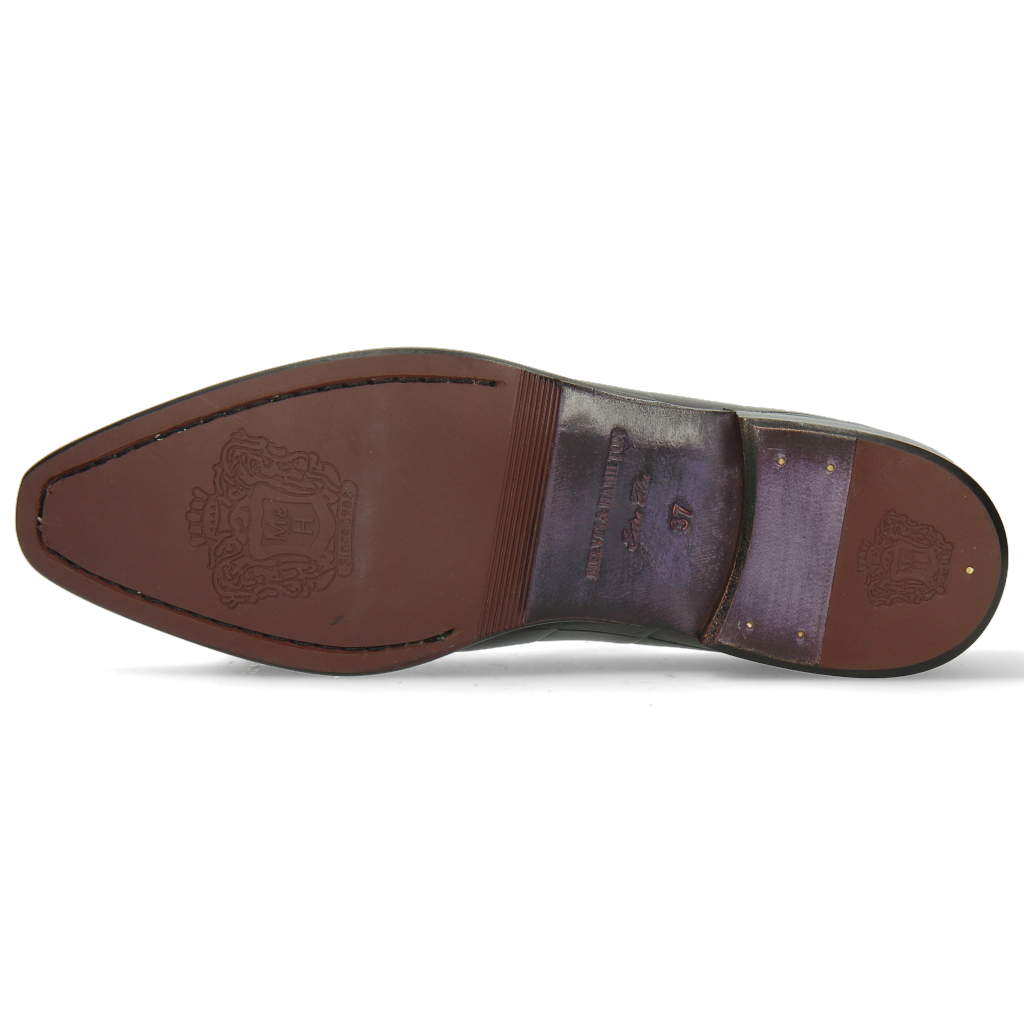 Emma 11 Turtle Viola Shade Black Rivets – Melvin & Hamilton