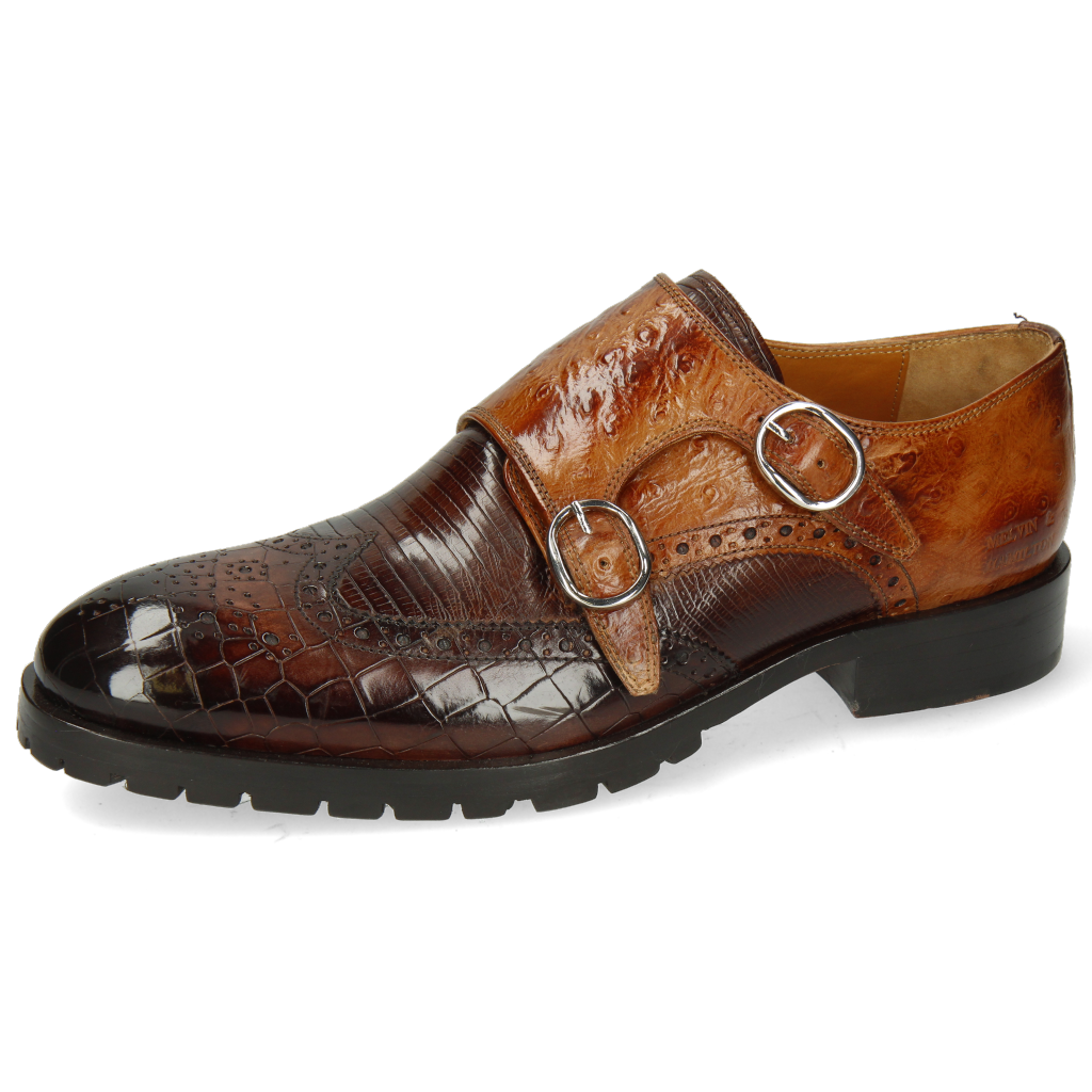 Patrick 24 Crock Mogano Guanna Mid Brown Ostrich Tan – Melvin & Hamilton