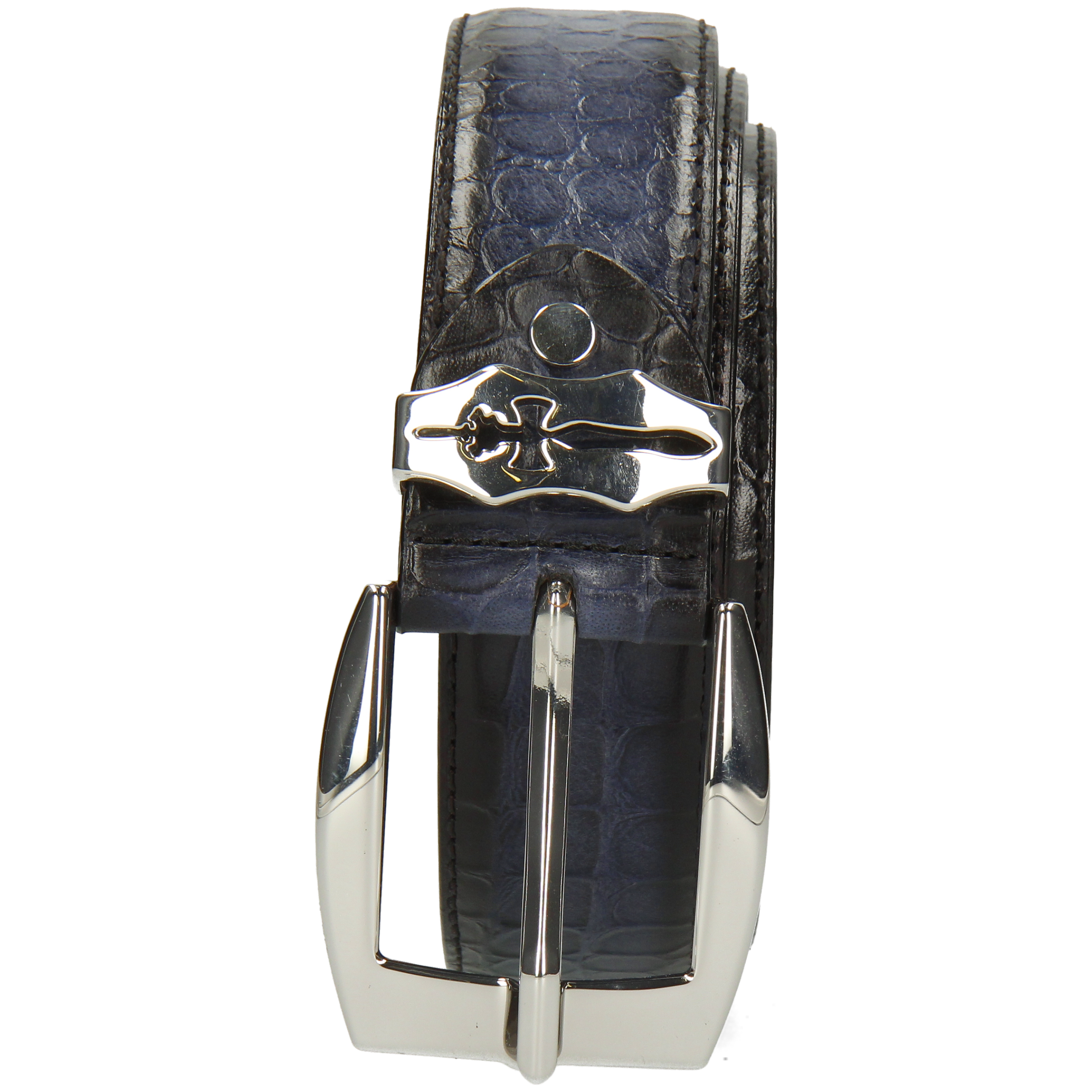 Larry 14 Reverse Croco Royal Sword Buckle – Melvin & Hamilton